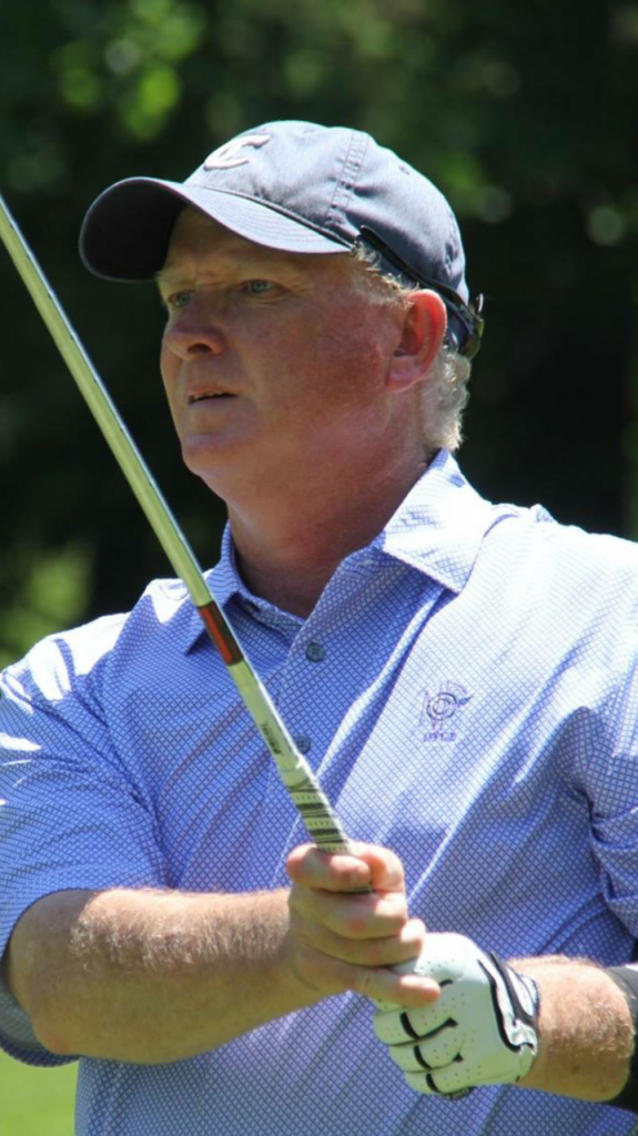 Peter Cowan Hitting Ball - Golf Yeah